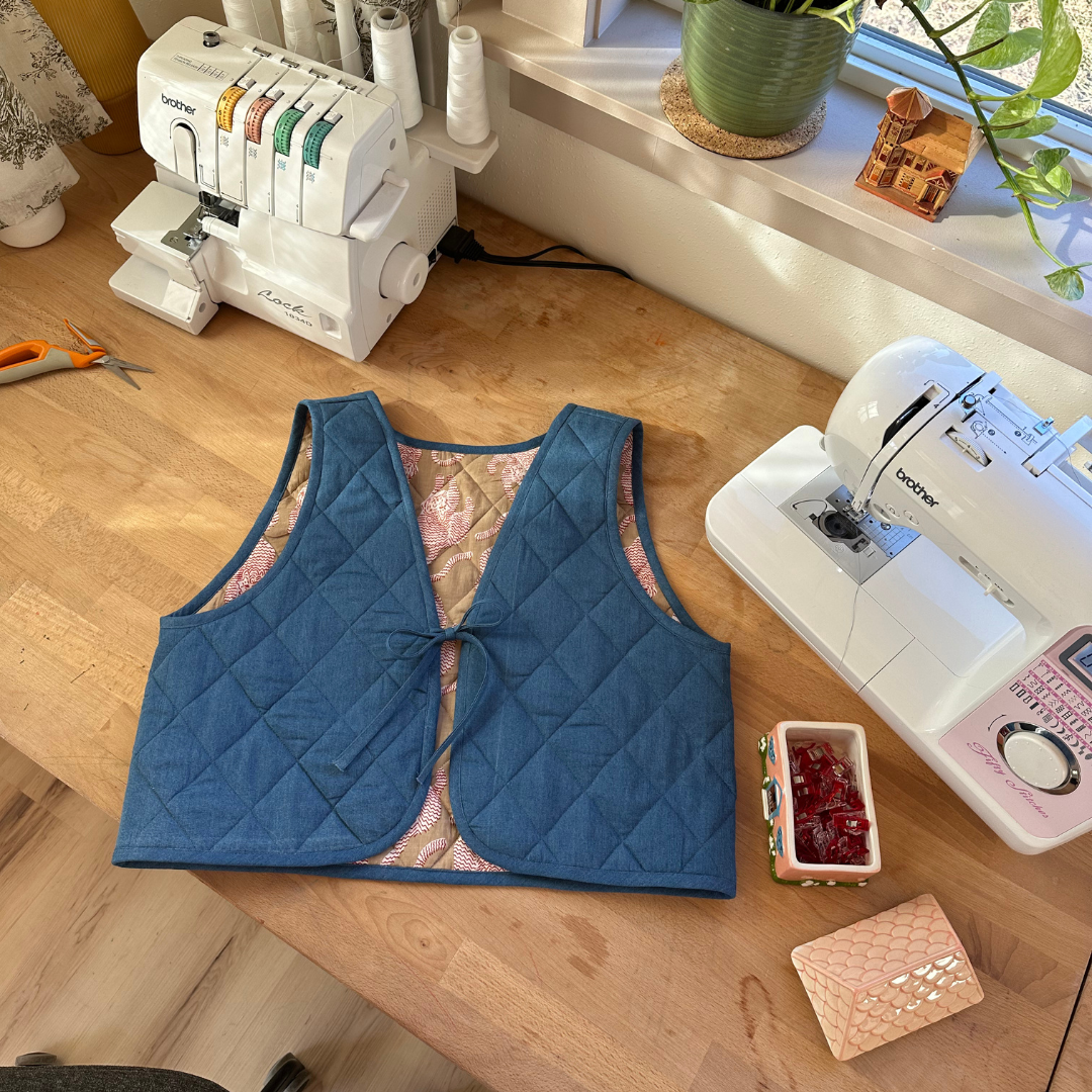 Ruby Vest Sewing Pattern – Syd Graham Patterns