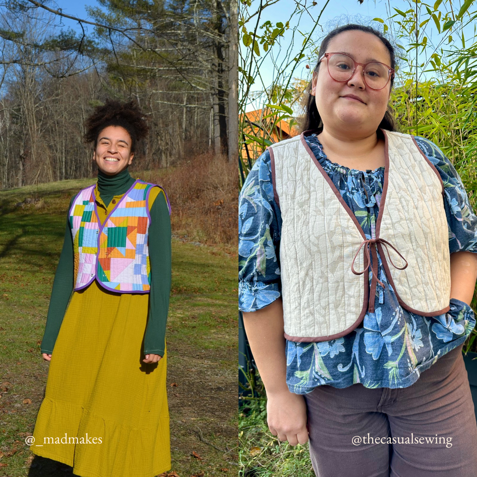 Ruby Vest Sewing Pattern – Syd Graham Patterns