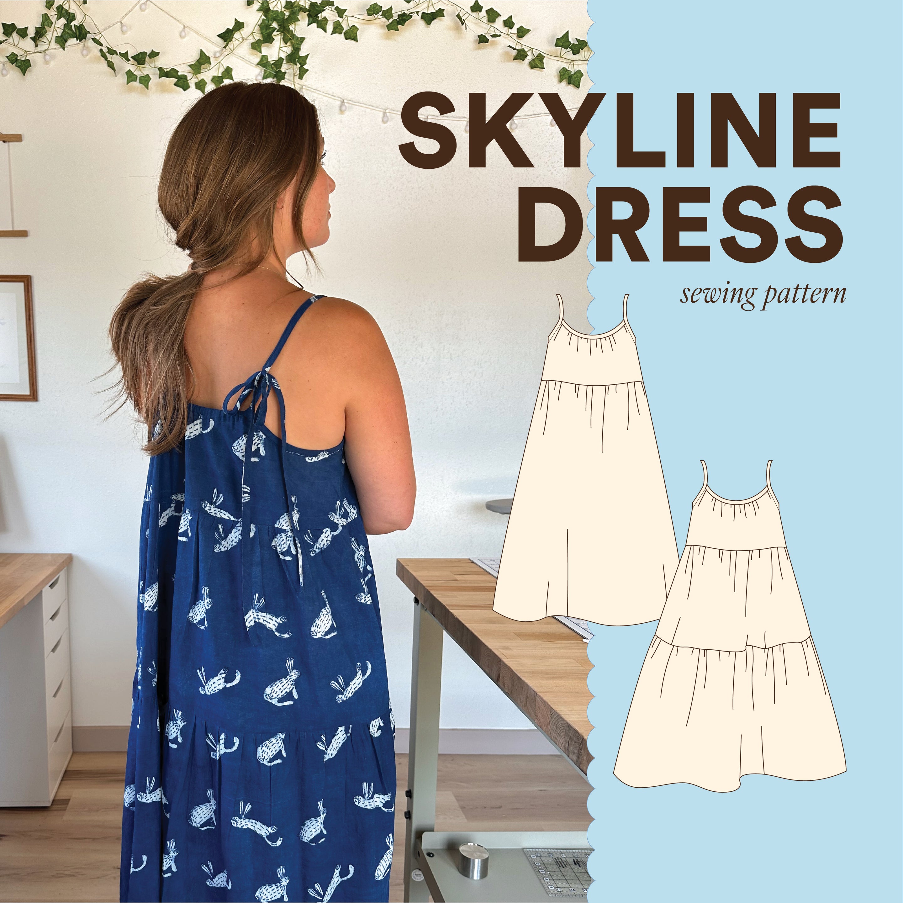 Skyline Dress Sewing Pattern – Syd Graham Patterns