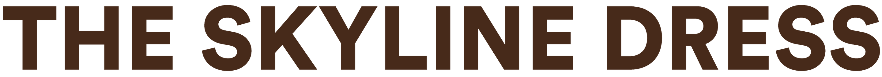 Skyline Dress Sewing Pattern – Syd Graham Patterns